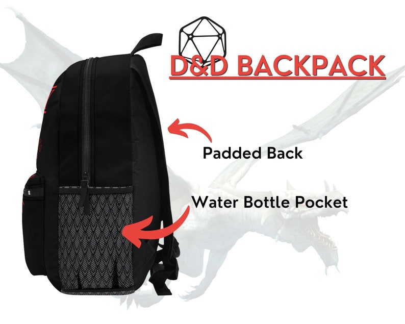 Dnd Backpack "dungeons & Dragons is My Therapy" Stranger Dungeons and ...