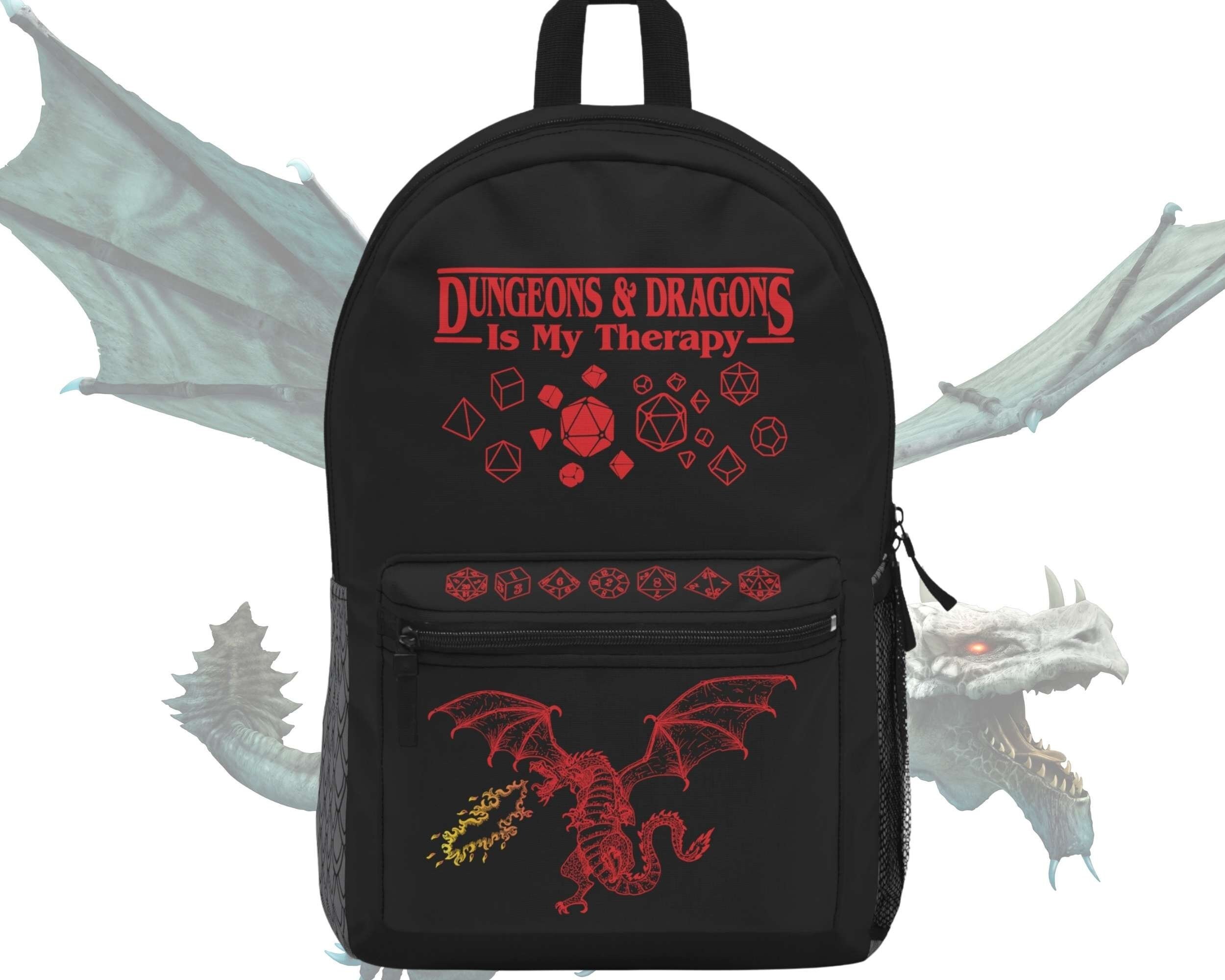 Dnd Backpack dungeons & Dragons is My Therapy Stranger Dungeons and ...