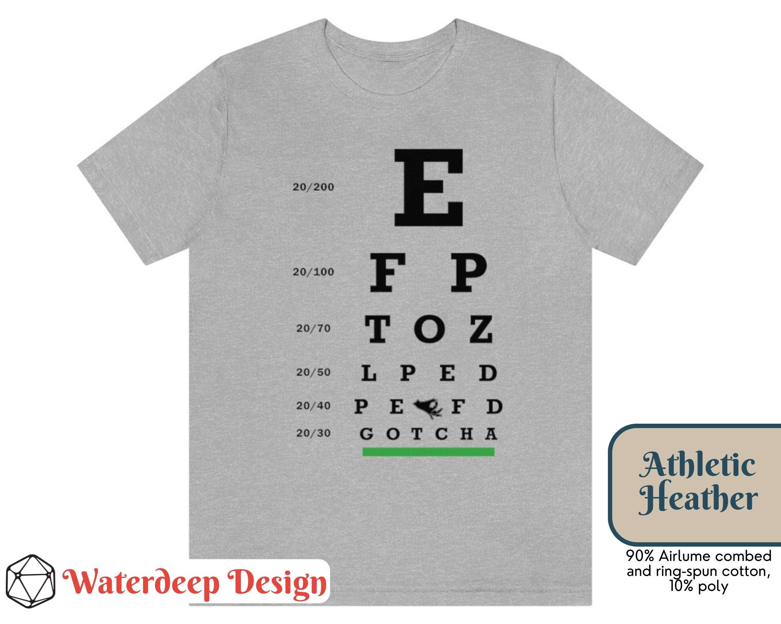Eye Chart Shirt, Gotcha Hand Circle Game, Circle Finger, Got Em Big ...