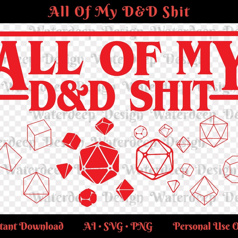 Dungeons and Dragons Svg - Etsy Canada