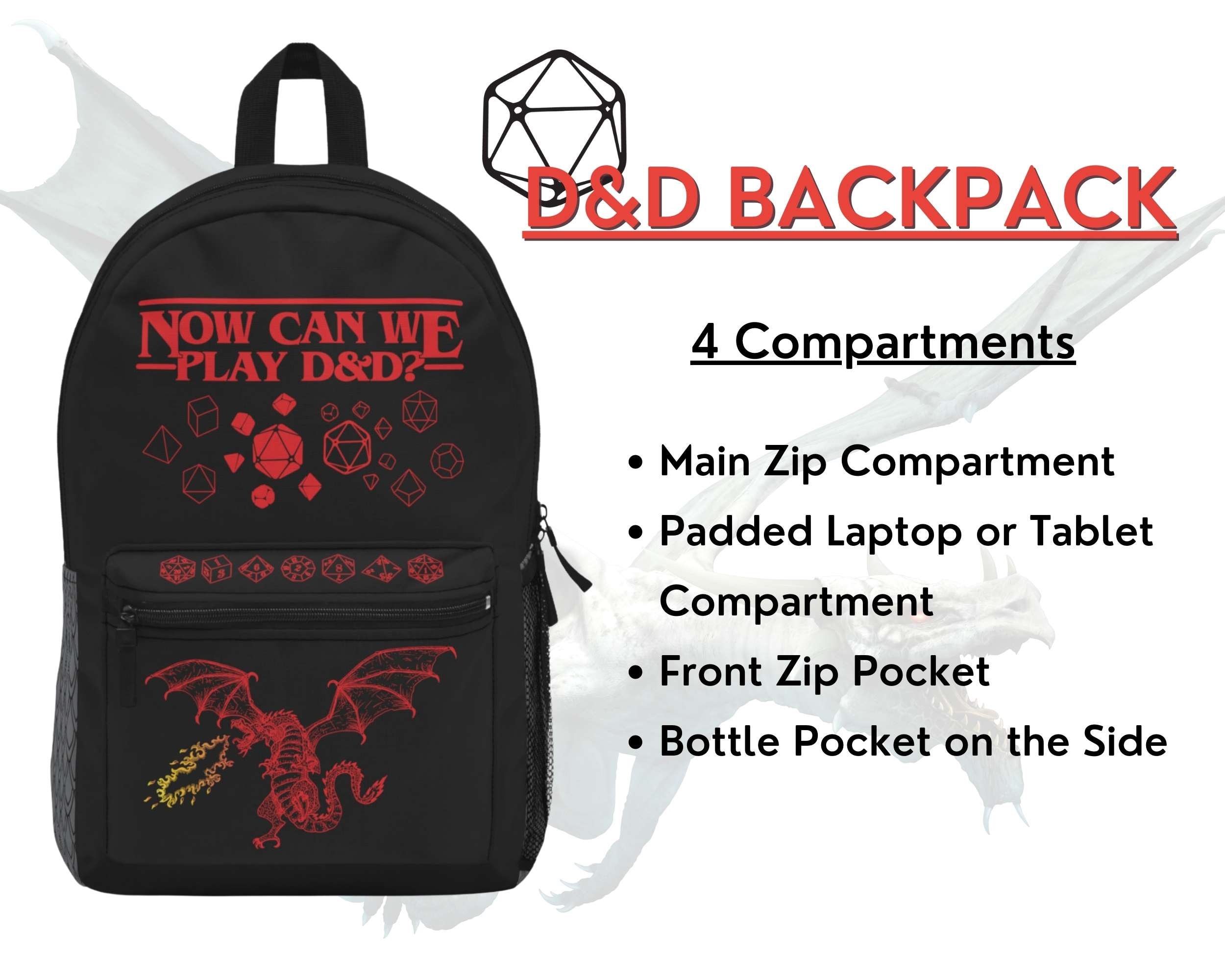 Dnd Backpack now Can We Play D&d Stranger - Etsy