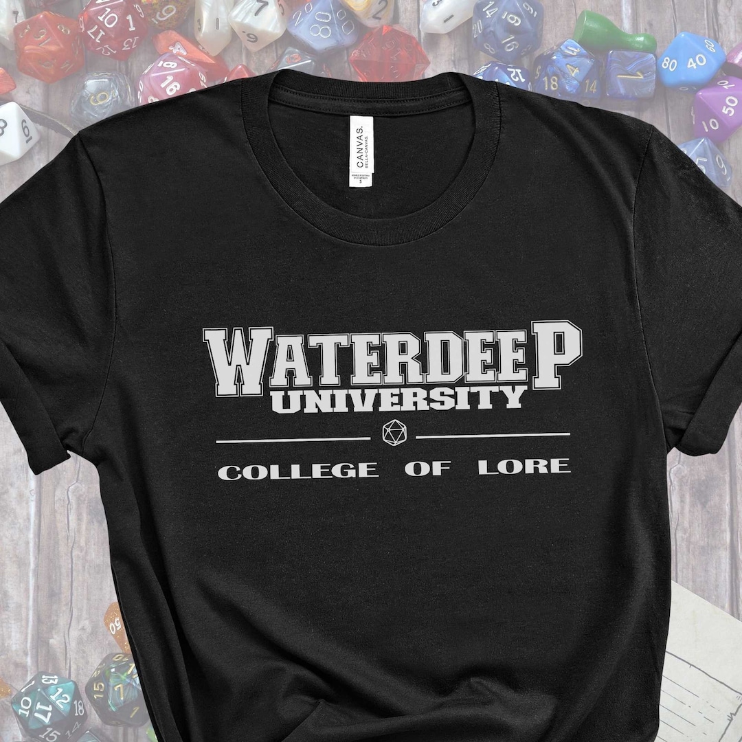 Dnd Bard College of Lore T-shirt, Waterdeep University Dnd Shirt ...