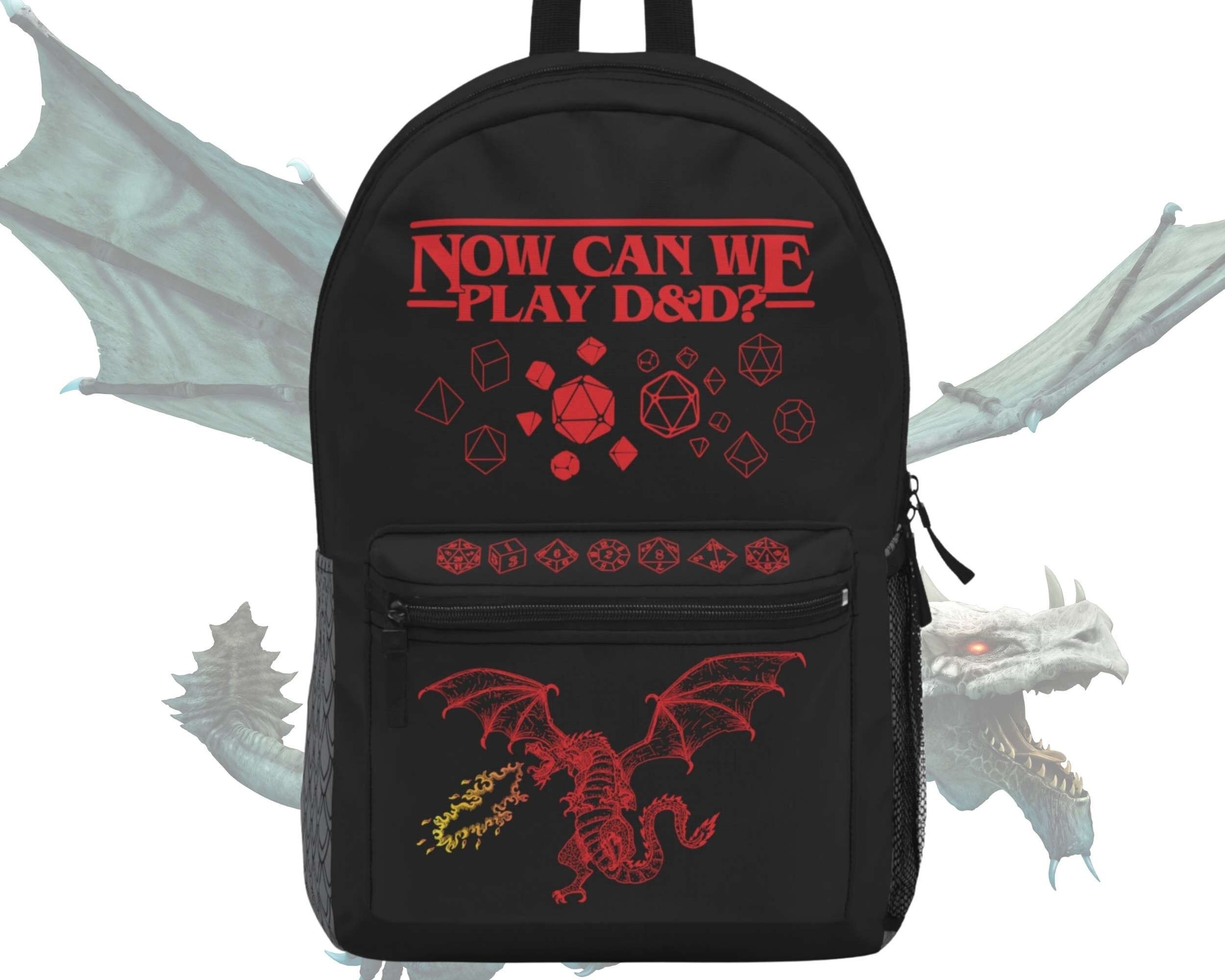 Dnd Backpack now Can We Play D&d Stranger - Etsy