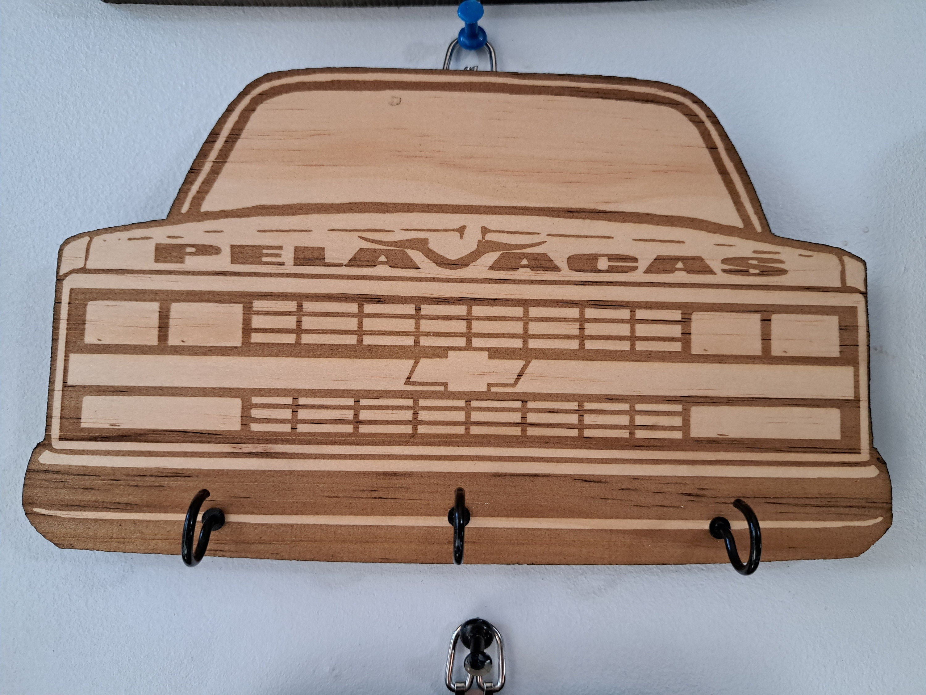 PELAVACAS Chalino Chevy Truck Key Holder (LAZERED) - Etsy