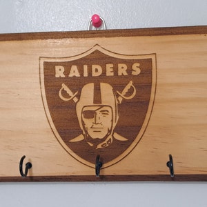 Raiders Key Hanger (LAZERED) - Etsy