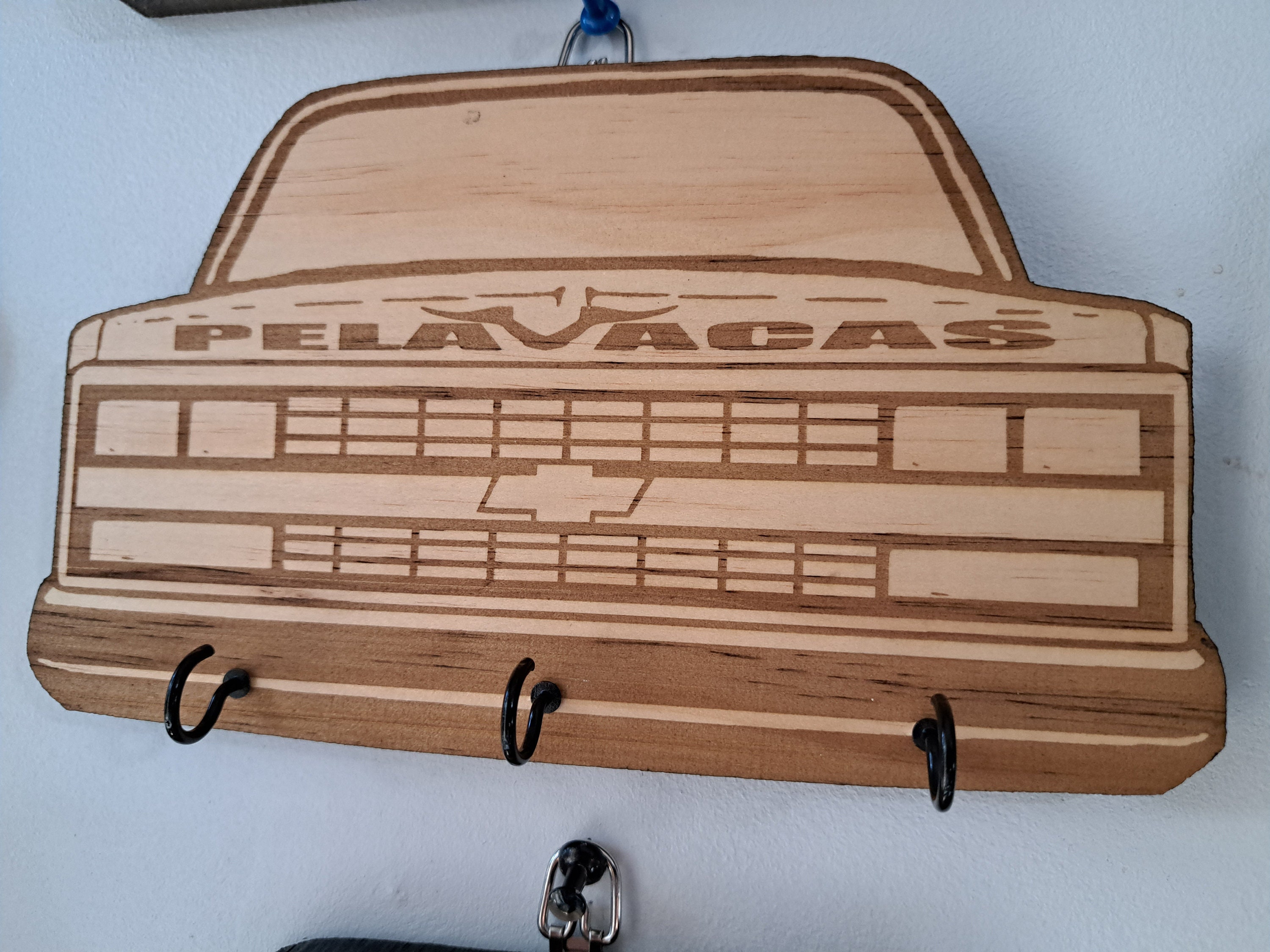 PELAVACAS Chalino Chevy Truck Key Holder (LAZERED) - Etsy