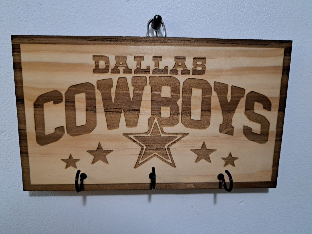 Dallas Cowboys Key Hanger LAZERED - Etsy