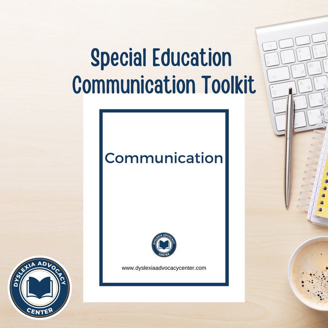 Special Education Communication Tool Kit, Dyslexia School Communication ...