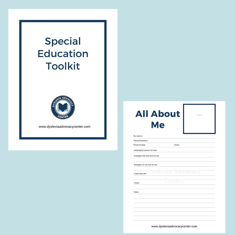 Special Education Toolkit, Dyslexia Toolkit, IEP Binder - Etsy