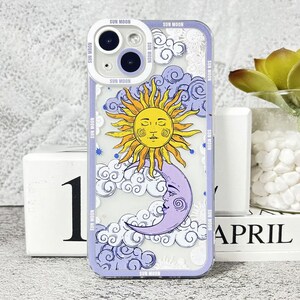 Stunning Sun Moon and Angel Eyes Iphone Case A Celestial - Etsy
