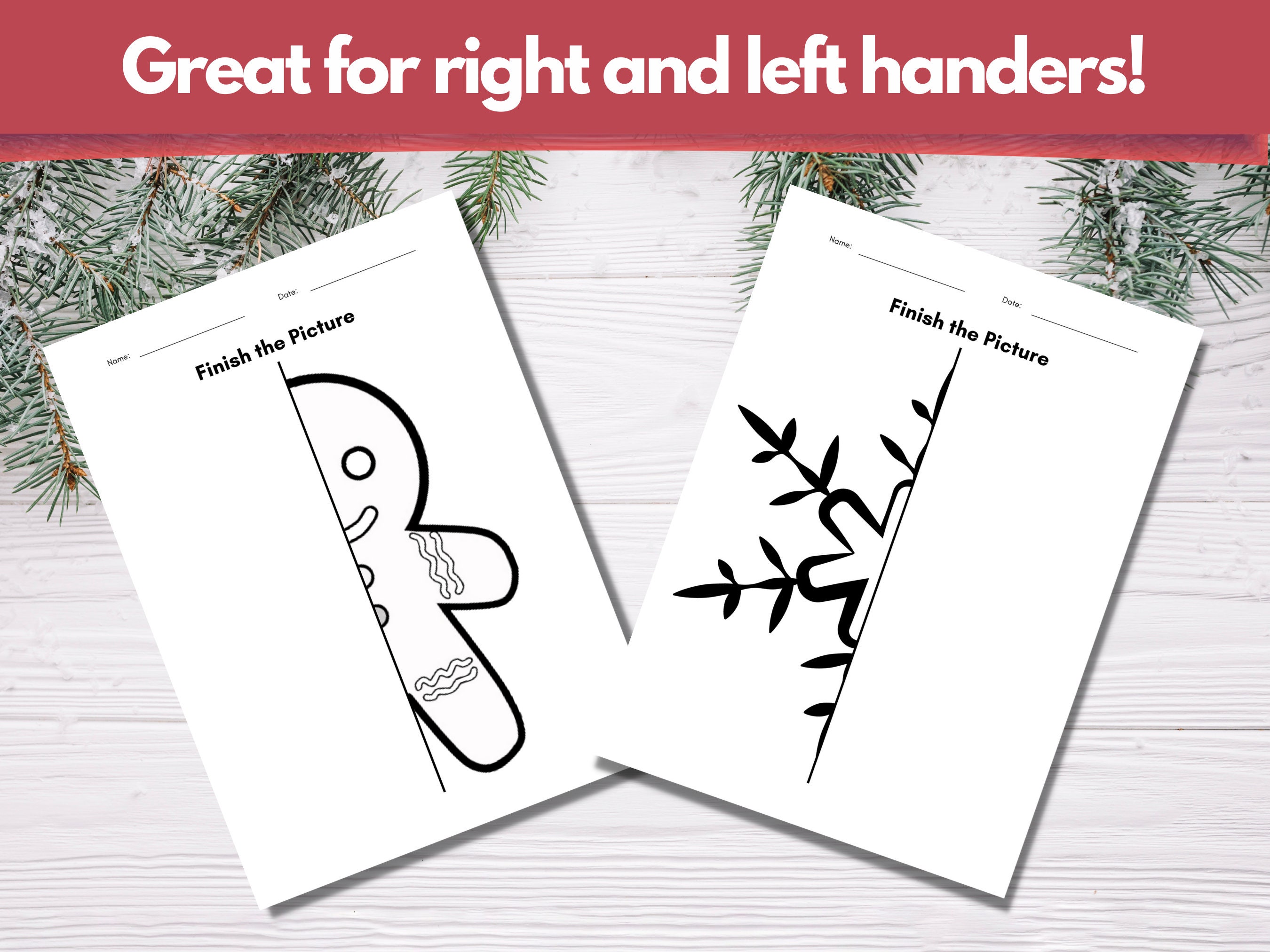 Set of 20 Christmas Activity Pages, Christmas Activity Book, Christmas ...