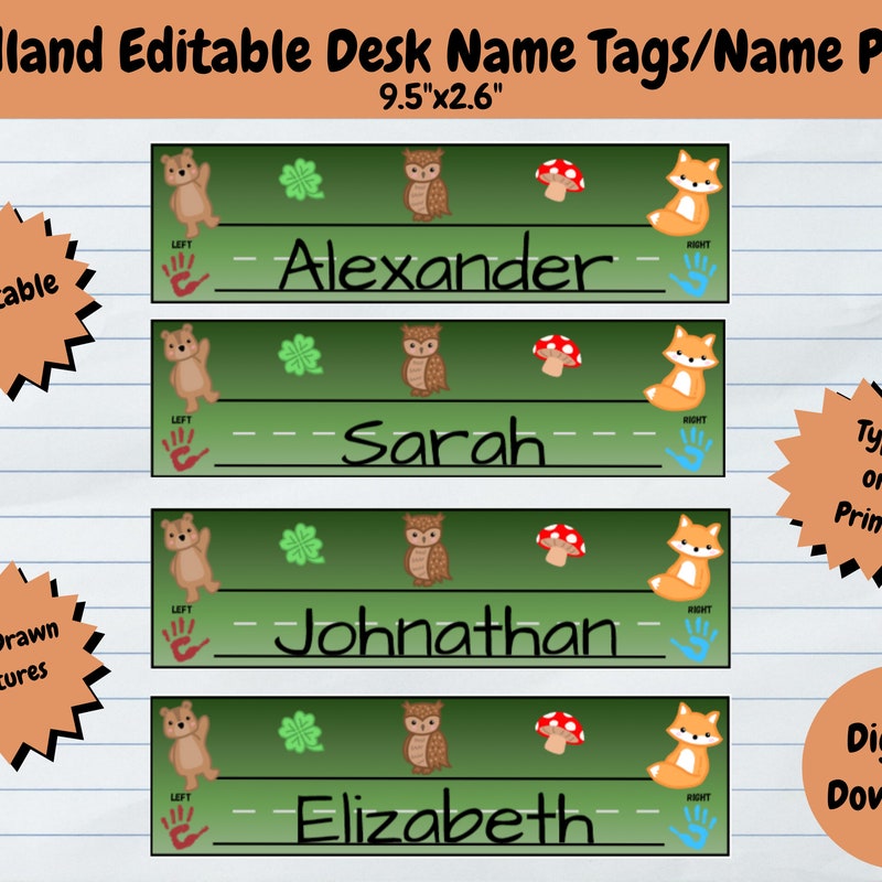 Woodland Classroom - Etsy