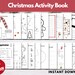 Set of 20 Christmas Activity Pages, Christmas Activity Book, Christmas ...