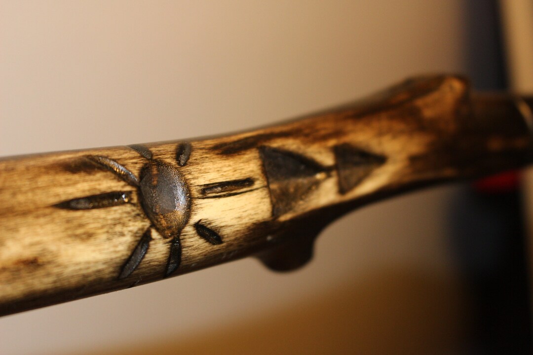 Walking Stick Sun and Moon Dragon - Etsy