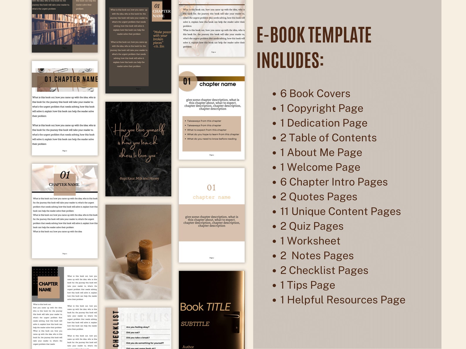 Ebook Template Canva Editable PLR Ebook Self-help Ebook Journal Ebook ...