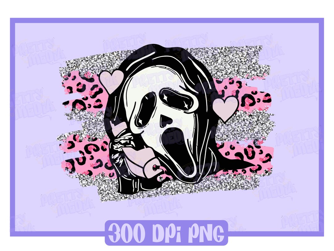 Scream Ghostface Png Halloween PNG Ghostface Sublimation - Etsy Denmark