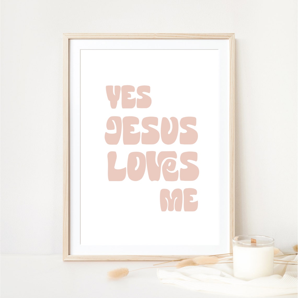 Jesus Loves Me Wall Art, Christian Wall Art, Christian Printable, Jesus ...