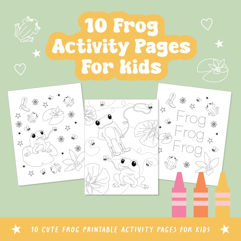 10 Adorable Frog Activity Coloring Pages, Cowboy Frog Coloring Pages ...