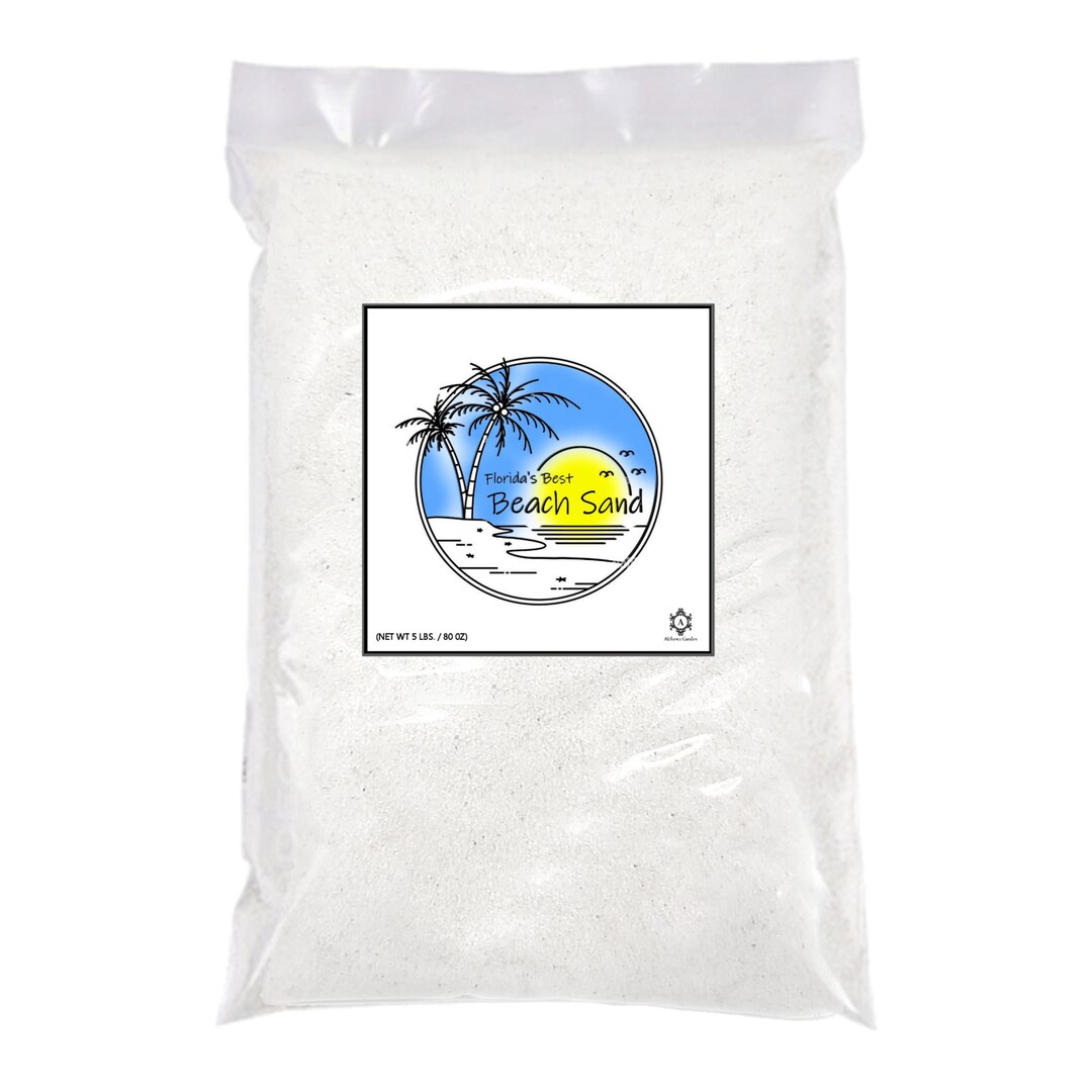 5 Lbs Clearwater Florida Beach Sand Fine White Quartz Crystal - Etsy