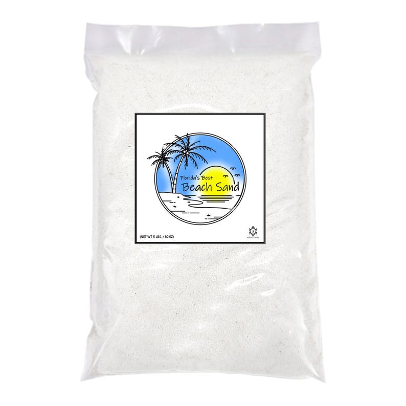 5 Lbs Fine Quartz Crystal Florida Beach Sand - Etsy