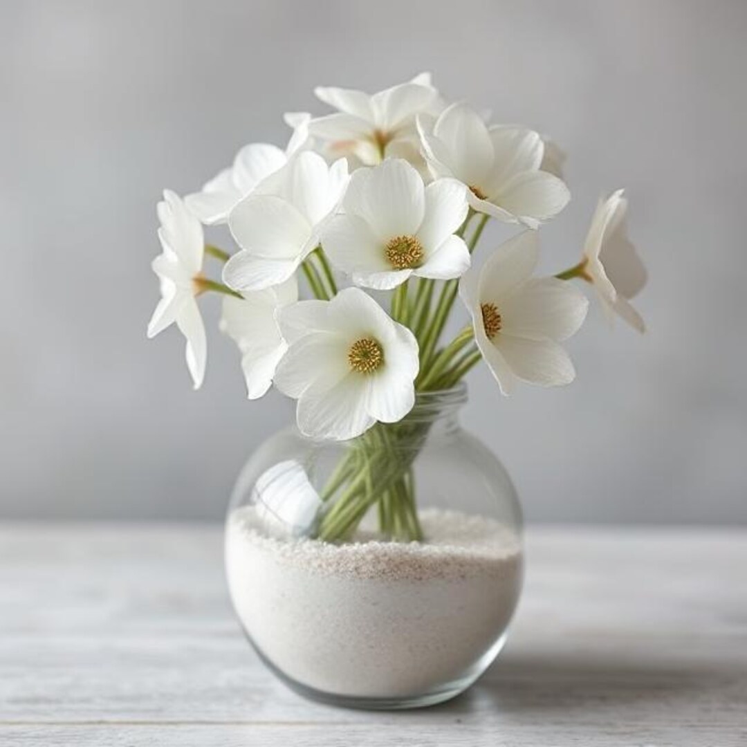 Wedding Table Decor, White Beach Sand, Vase Filler and More. (5 Lbs) - Etsy