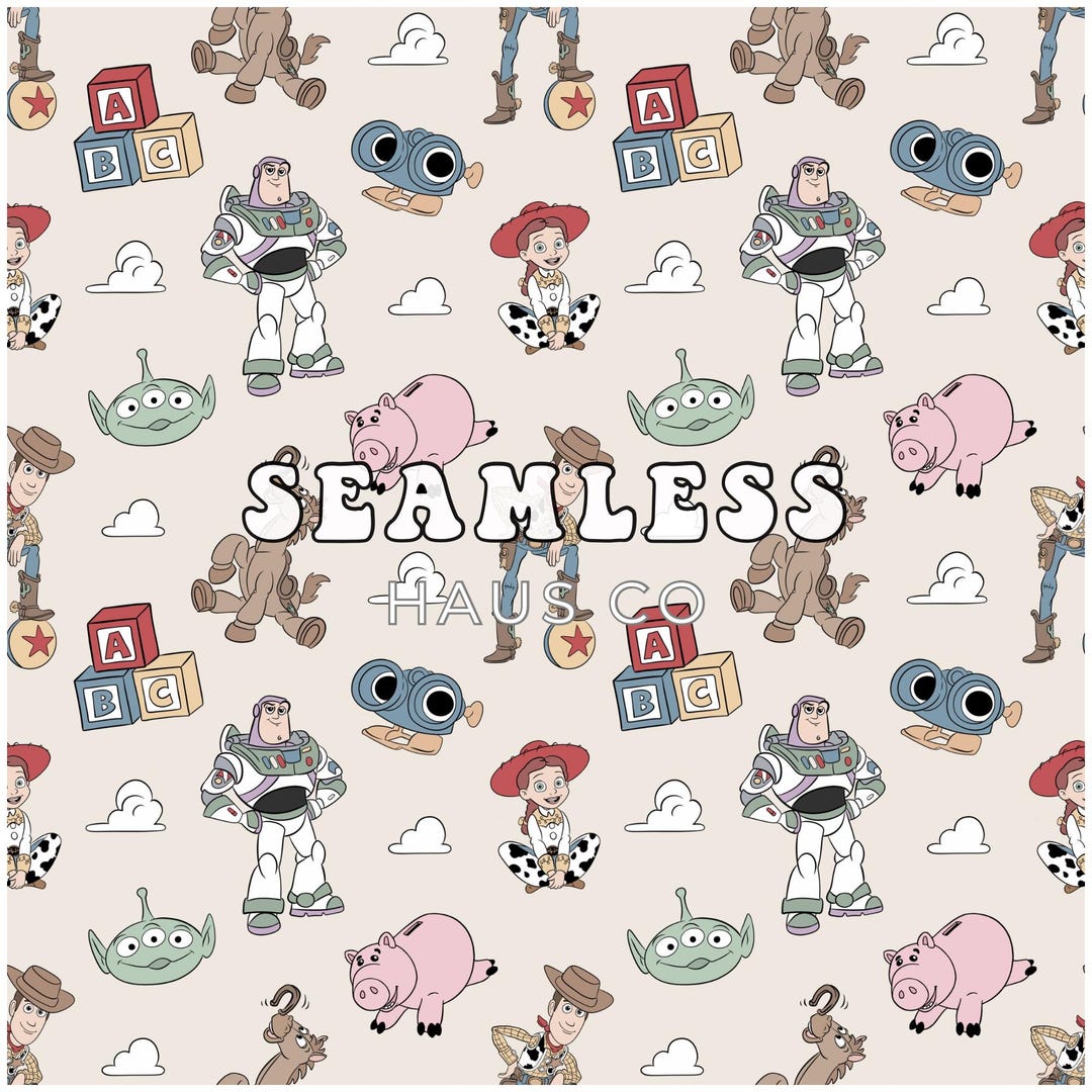 Toy Story Seamless Pattern - Etsy