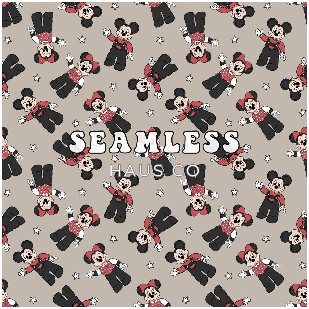 Magical Mouse Blocks Seamless Pattern - Etsy