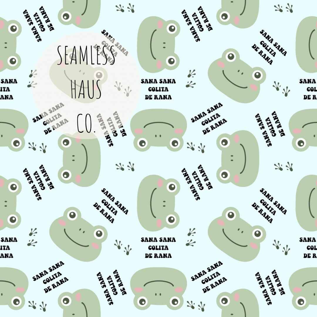 Sana Sana Colita De Rana Seamless File Pattern - Etsy