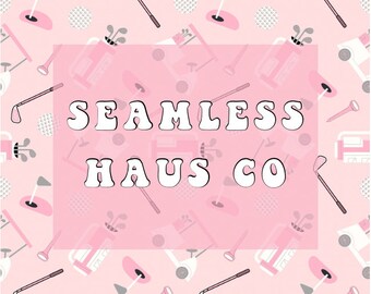 Pink Golf Seamless Pattern, Golf Digital Paper, US Sport Seamless ...