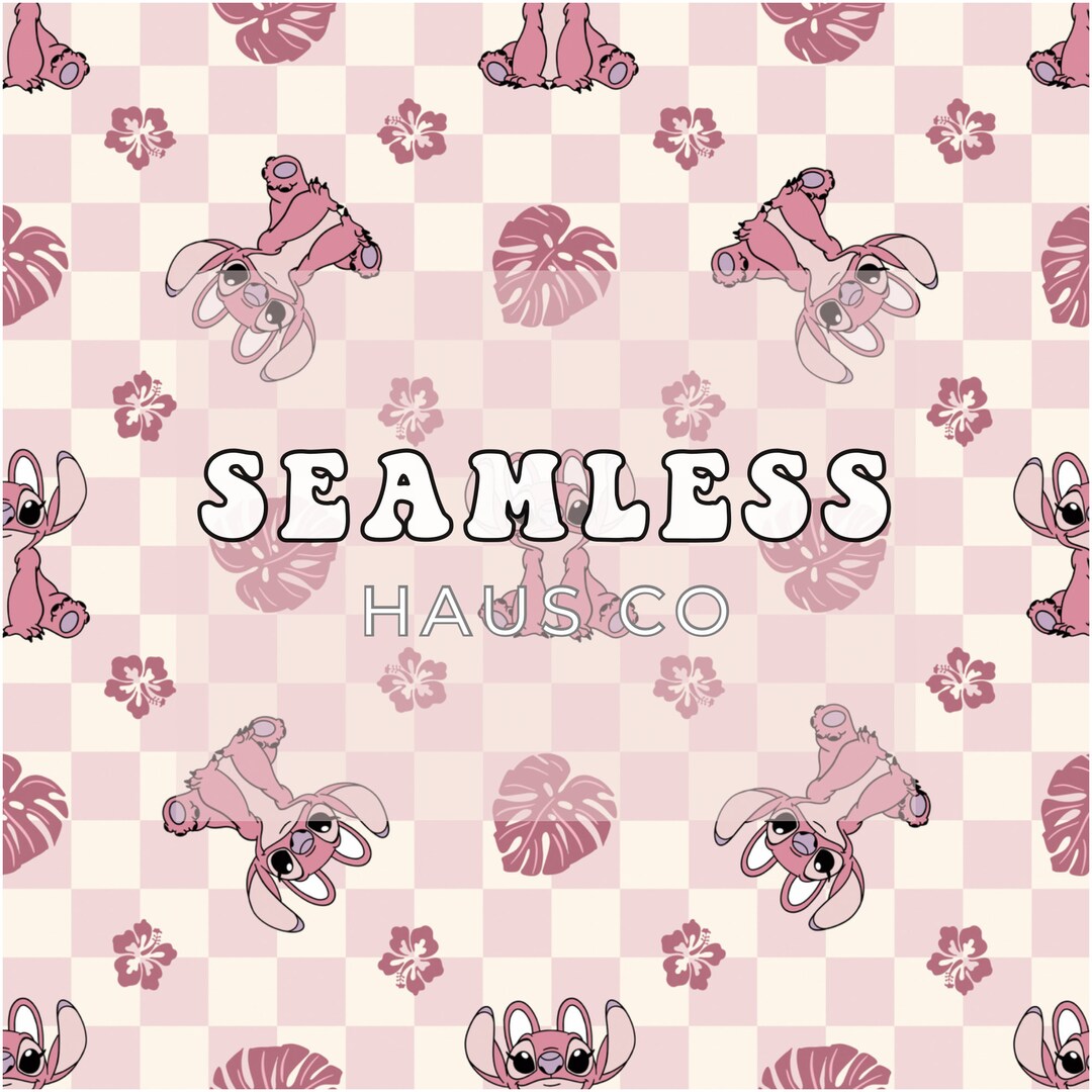 Aloha Pink Checkered Seamless Pattern - Etsy