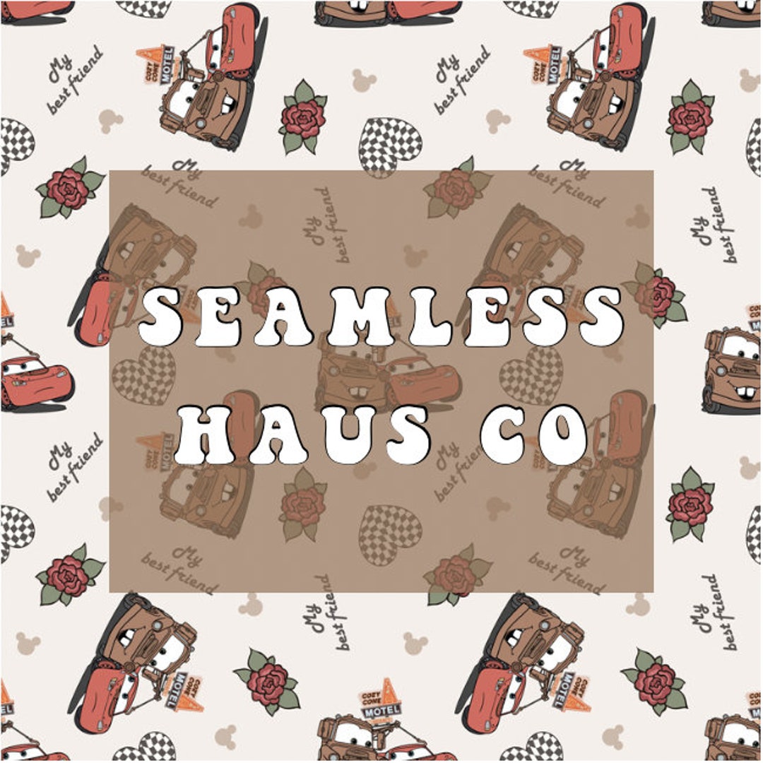 Car Best Friend Seamless Pattern - Etsy