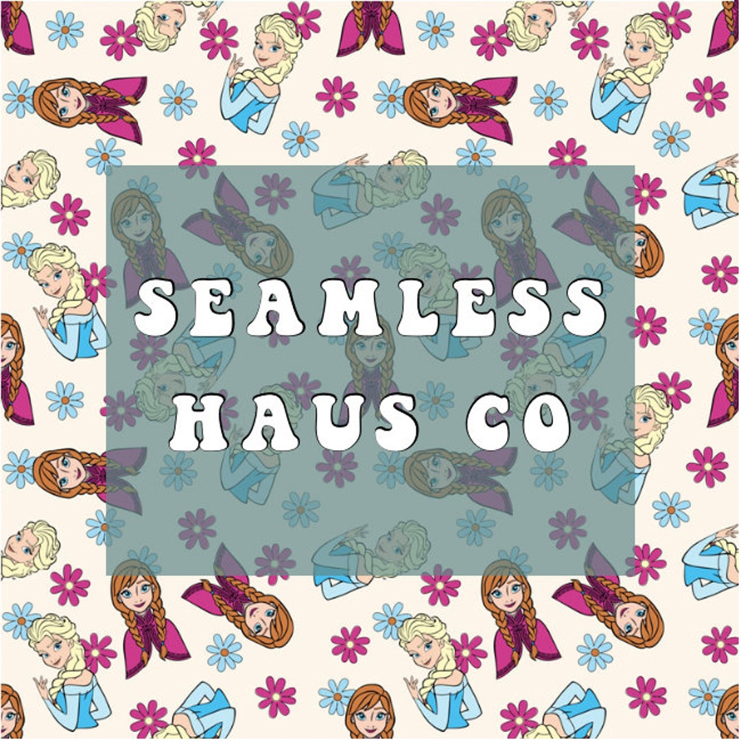Floral Princess Seamless Pattern - Etsy