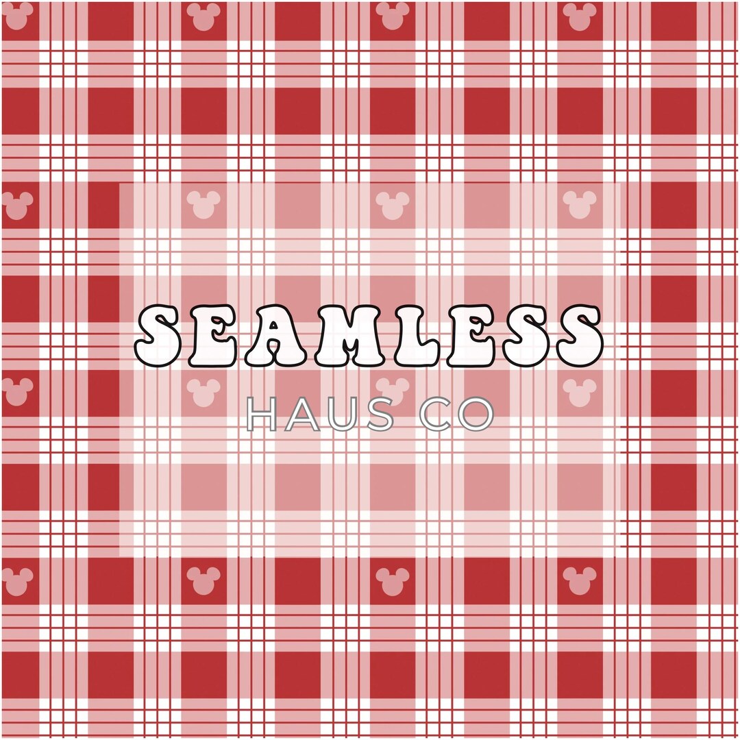 Red Palaka Seamless Pattern - Etsy