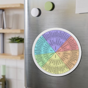Emotion Wheel Magnet, Therapy Office Decor, Therapy Tools, Feeling ...