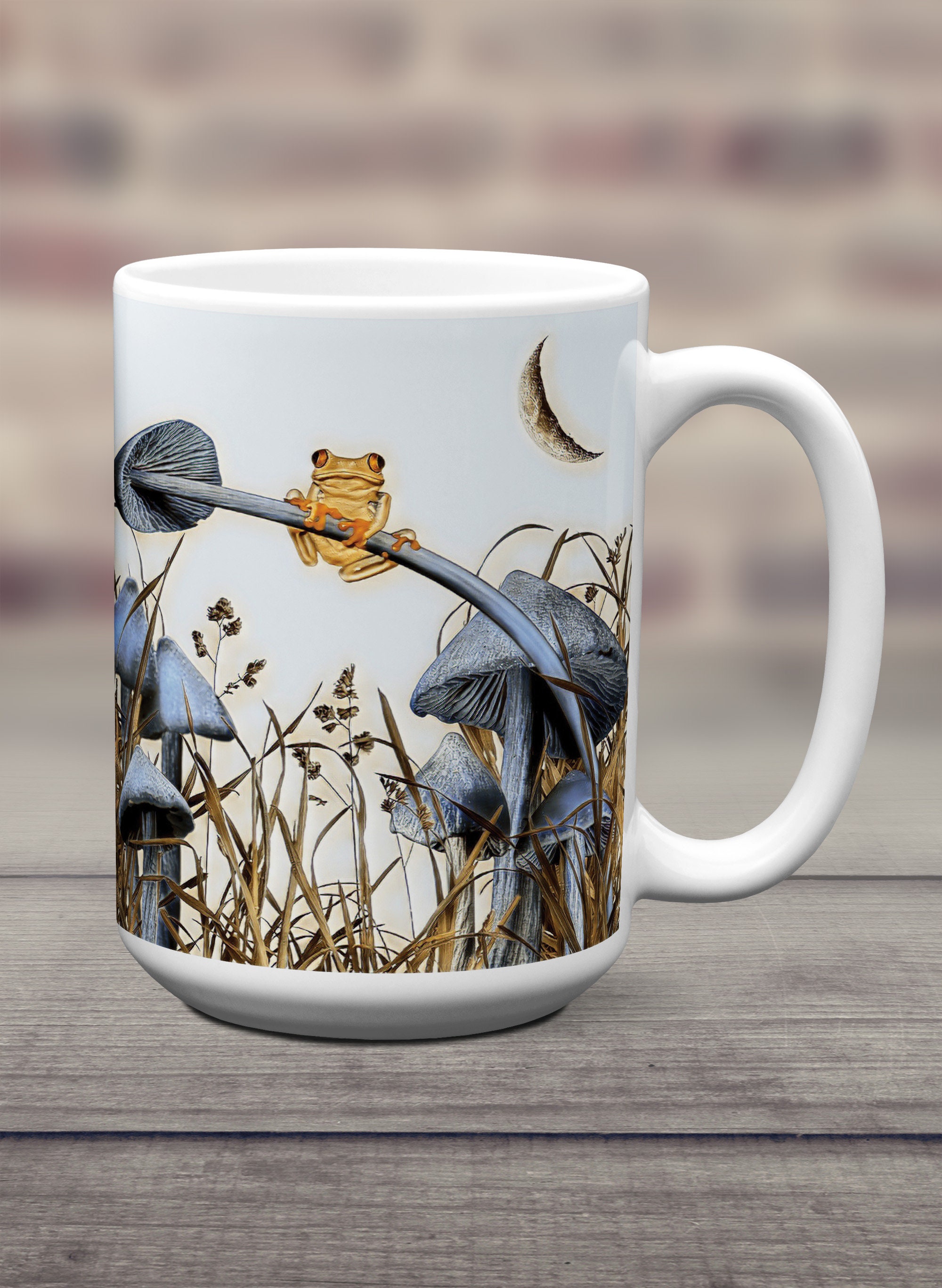 Cute Frog Mug, Mushroom Mug, Frog Lover Gift, Mushroom Coffee Mug, Frog ...