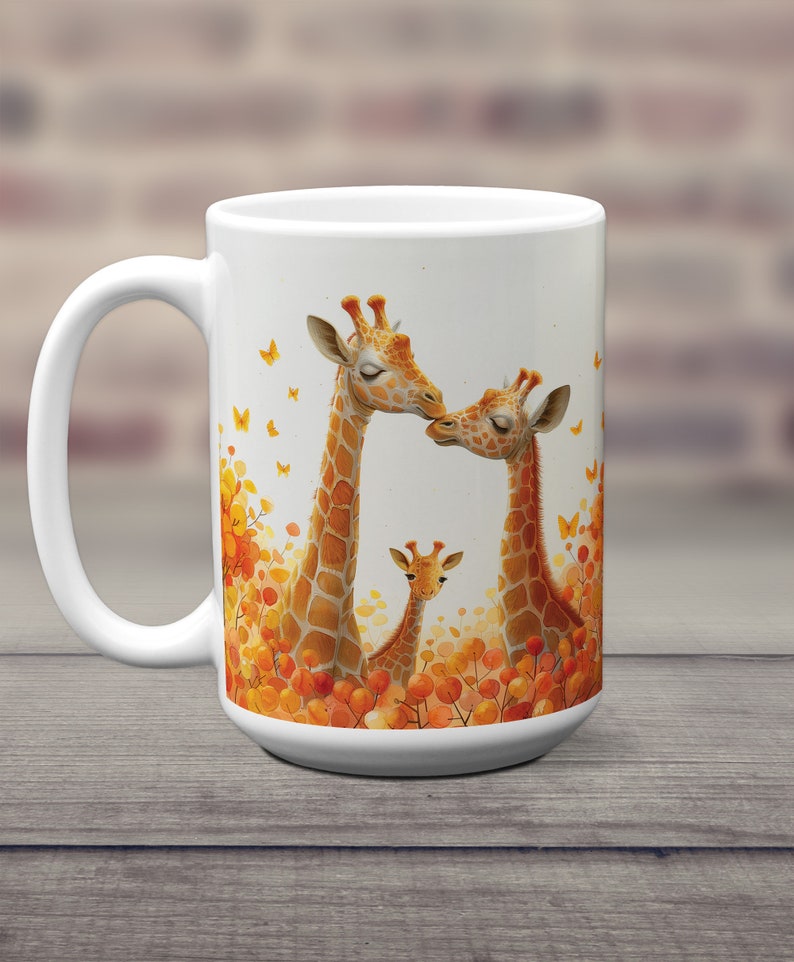 Giraffe Mug, Cute Giraffe Mug, Giraffe Lover Gift, Giraffe Coffee Cup ...