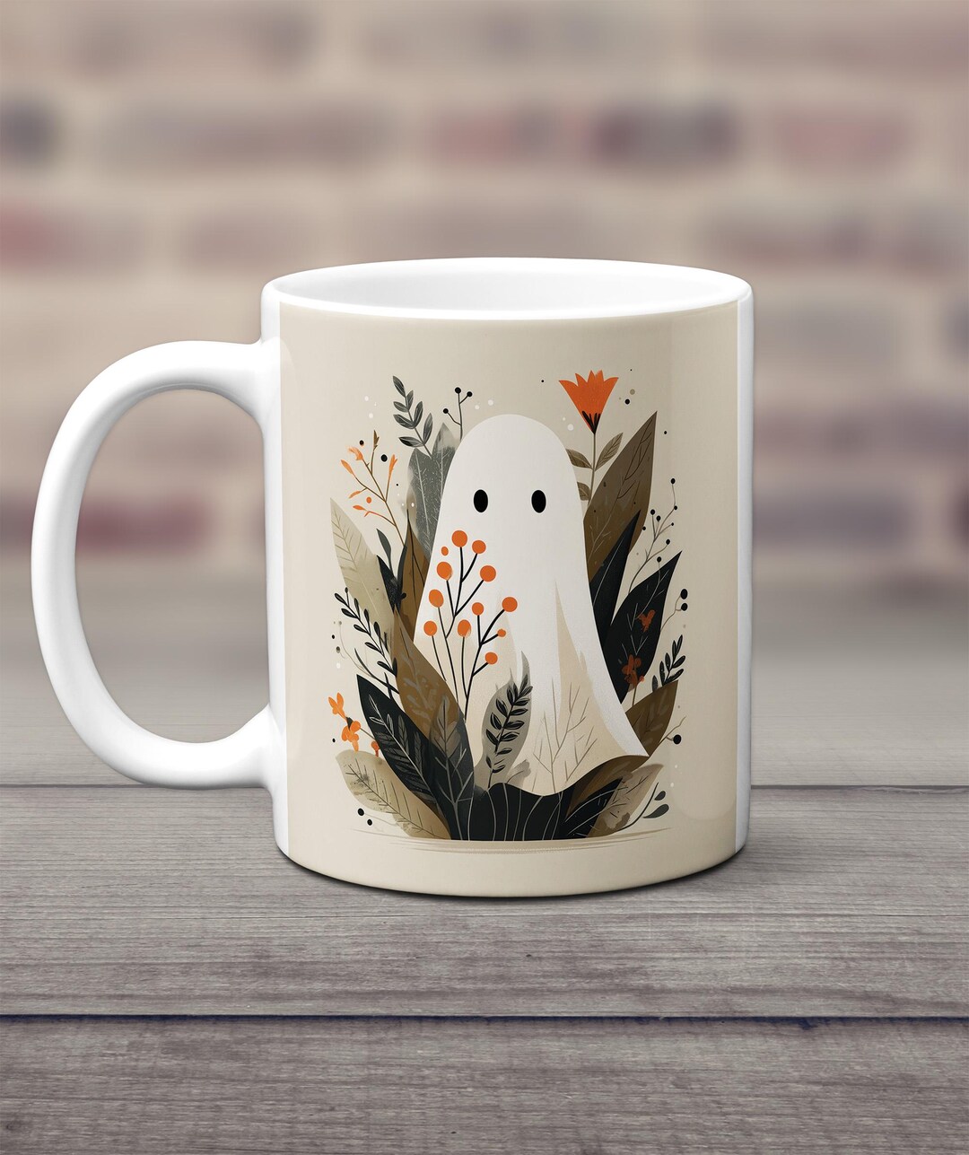 Ghost Mug, Ceramic Ghost Mug, Ghost Coffee Mug, Cute Ghost Mug ...
