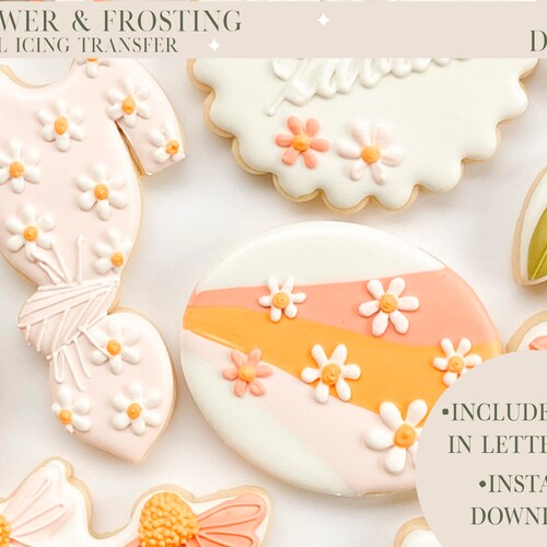 Christmas Royal Icing Transfer Sheet Snowflake Royal Icing - Etsy