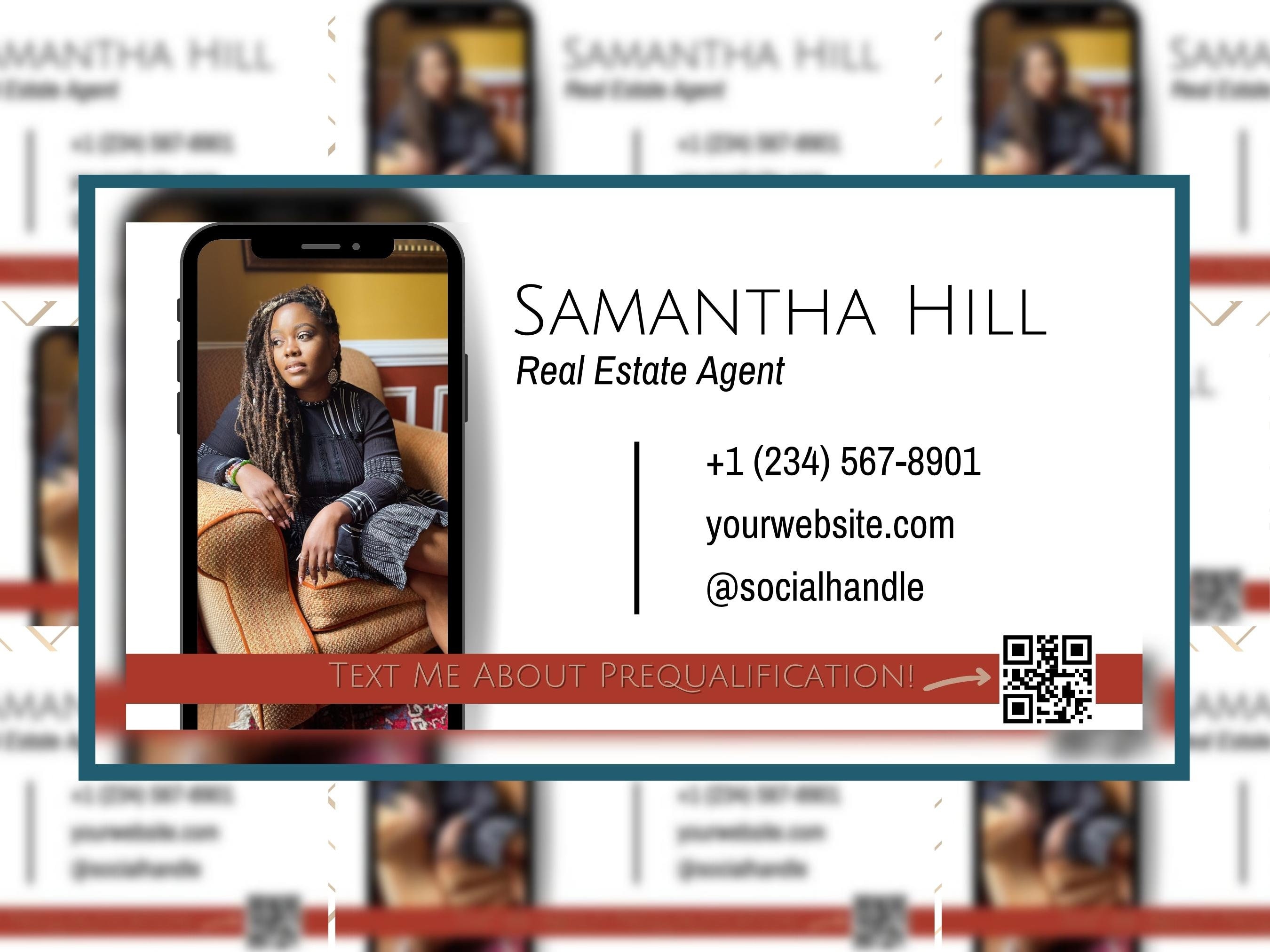 QR Code Email Signature Template Editable Canva Minimalist Design ...