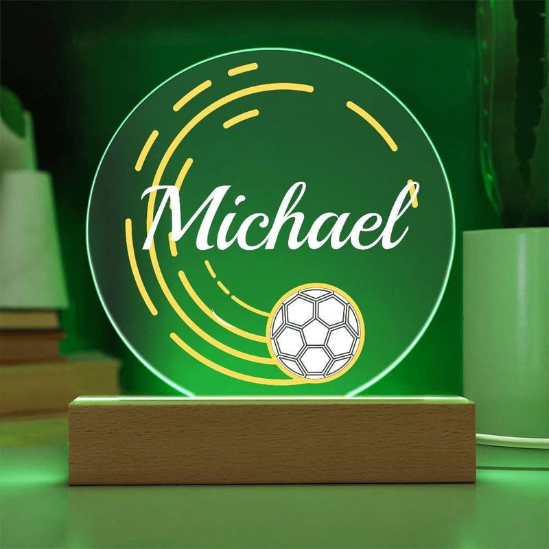 Soccer Lamp - Etsy
