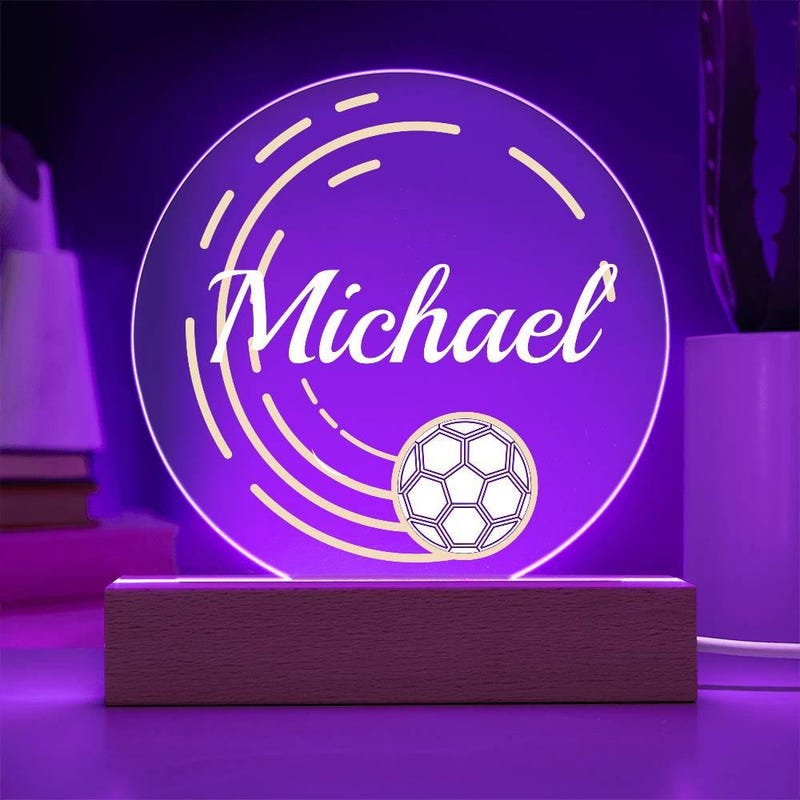 Soccer Lamp - Etsy