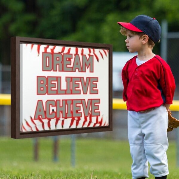 Baseball Quote Framed Wall Art - Etsy