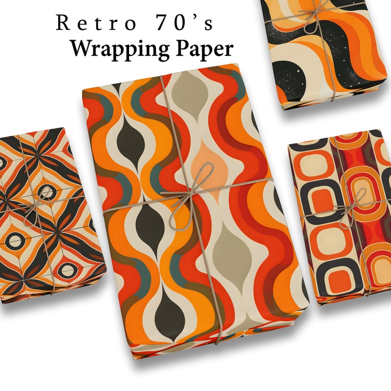 1970s Gift Wrap - 60+ Gift Ideas for 2024
