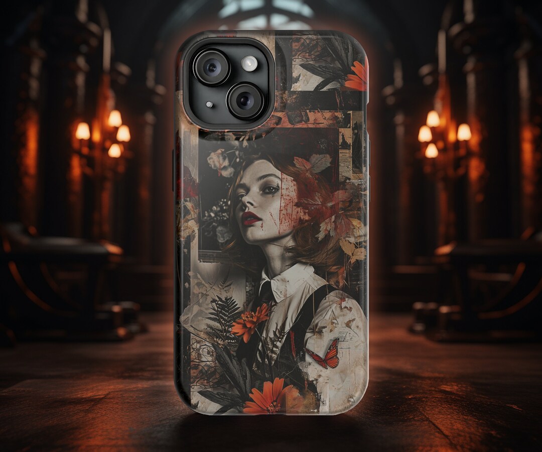 Vampire Aesthetic Magsafe Case Dark Academia Phone Case iPhone 15 Pro ...