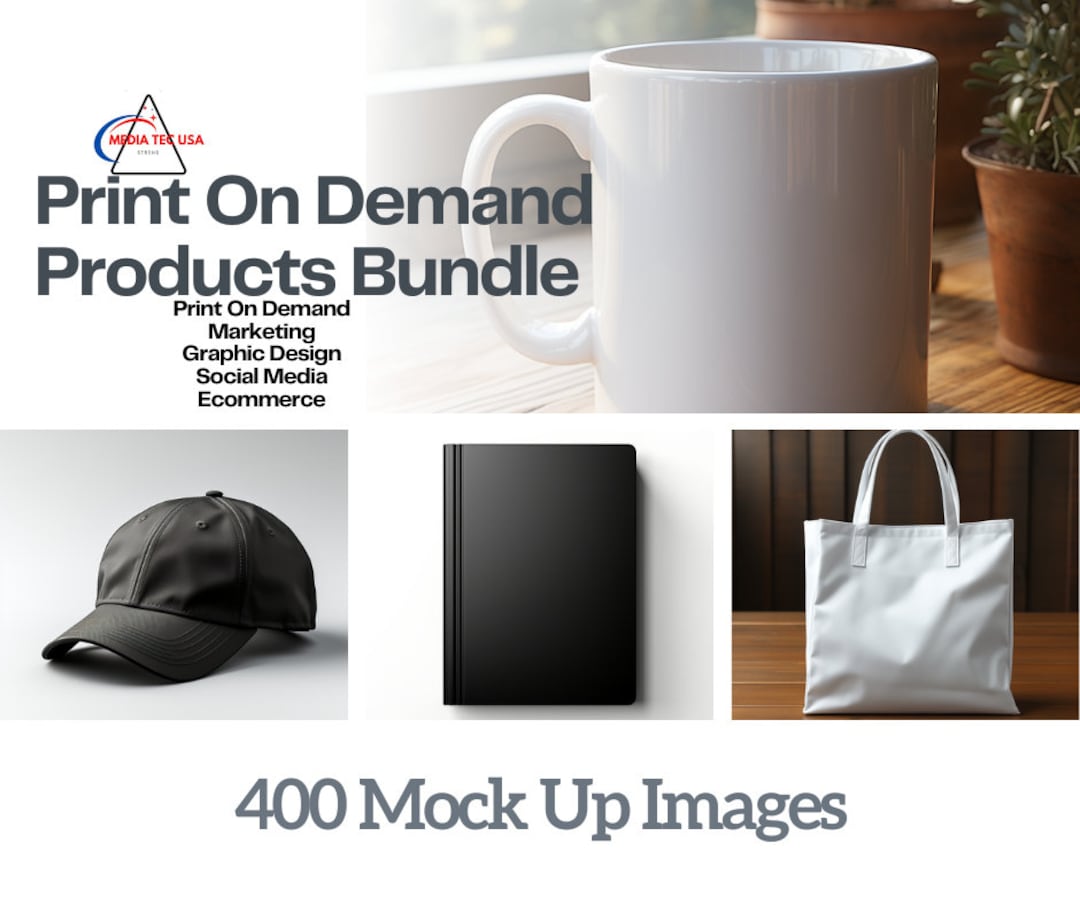 400 Print on Demand Mockups Print on Demand Modern Mock up Photograph ...
