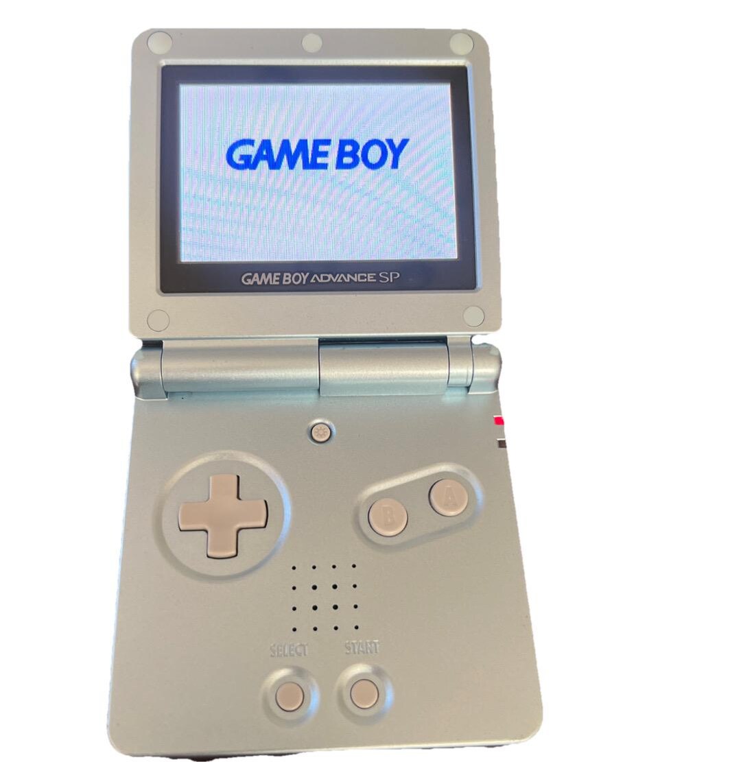 Pearl Blue Gameboy Advance Sp Ags-101 better Screen AS IS Read ...