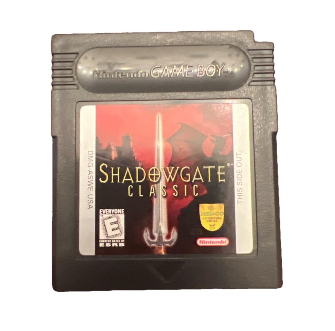 Shadowgate Classic Gameboy Game. AS IS! - Etsy