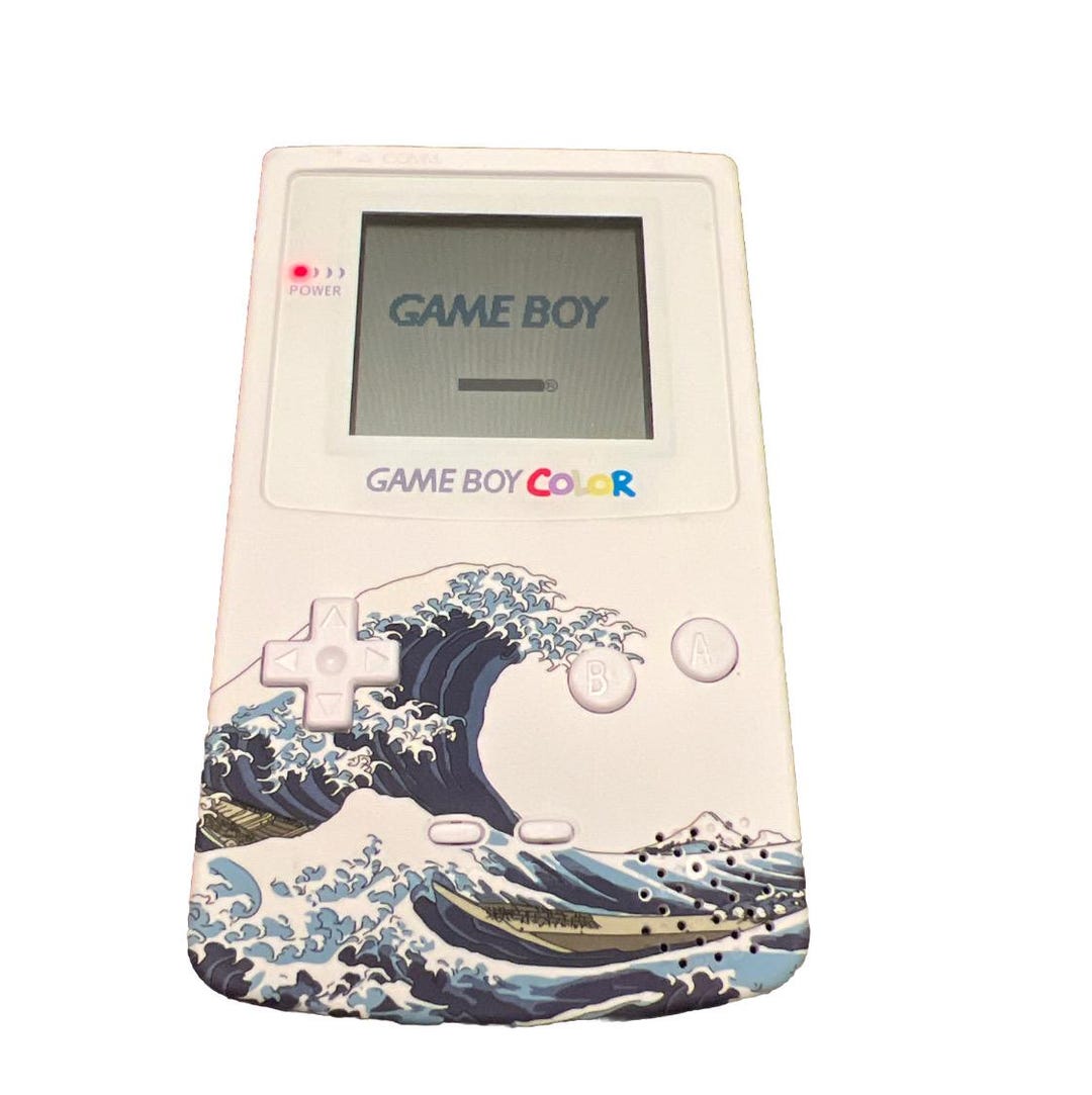 Nintendo Gameboy Color. Reshelled Great Wave Themed Nintendo Gameboy ...
