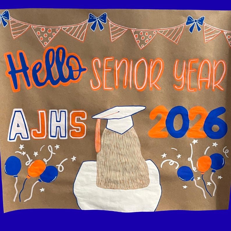 Back to School Banner, Senior Year, Back to School Sign, Senior Year ...