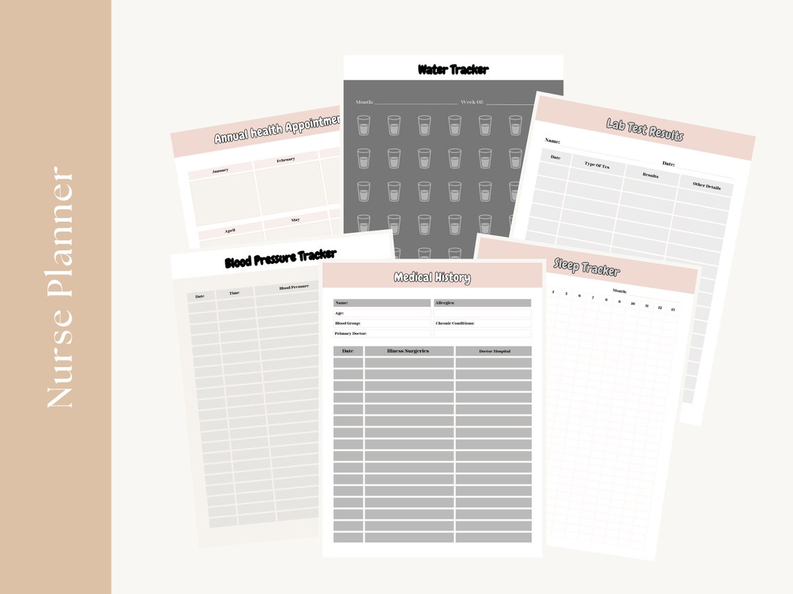Nurse Planner Printable Nurse Planner Nurse Planner Digital - Etsy